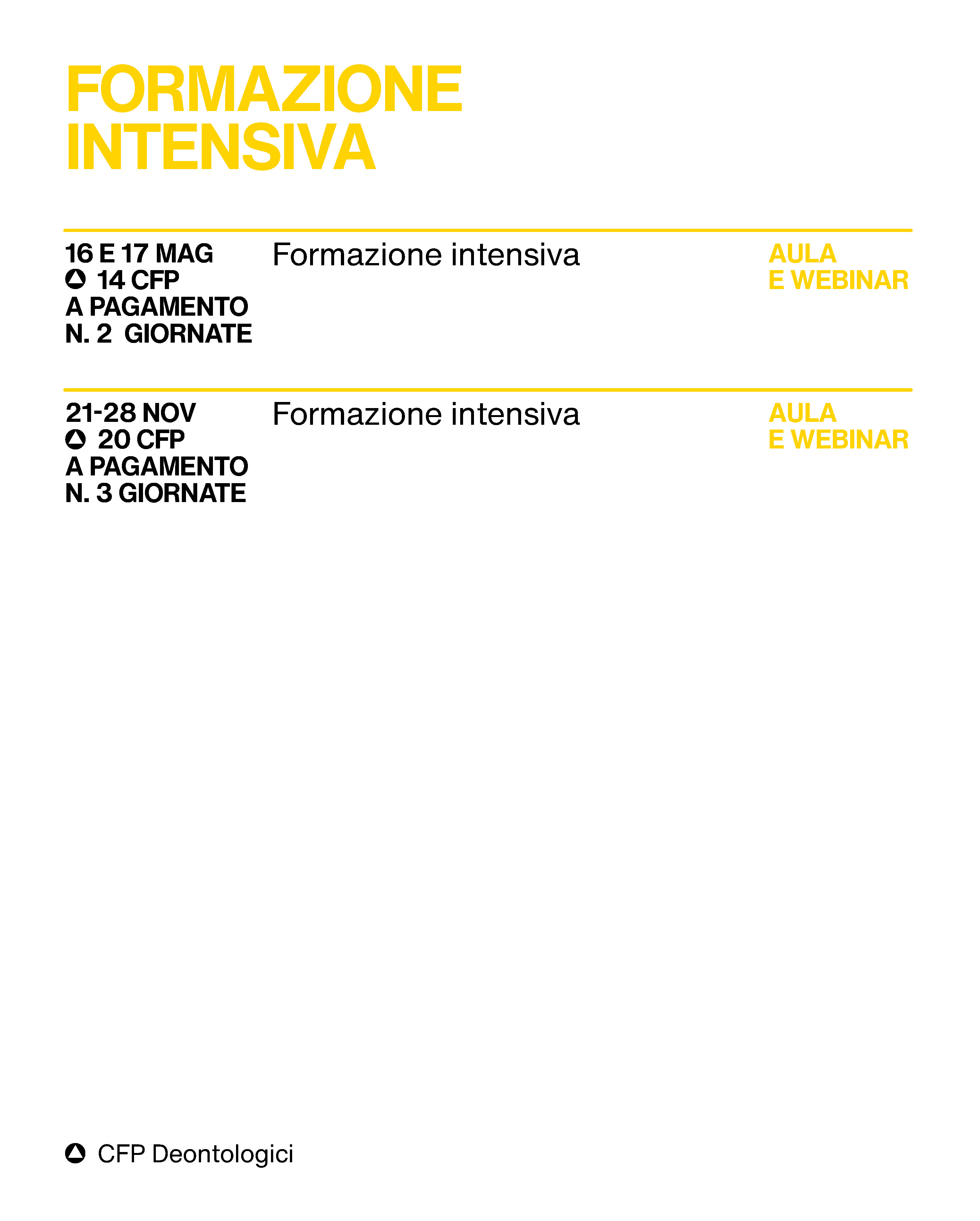 Offerta formativa 2025 | Ordine degli Architetti
